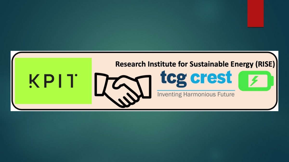 Partnership of RISE, TCG CREST and KPIT – TCG Crest