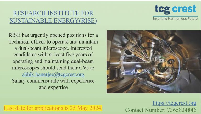 Job at RISE, March 2024 – TCG Crest