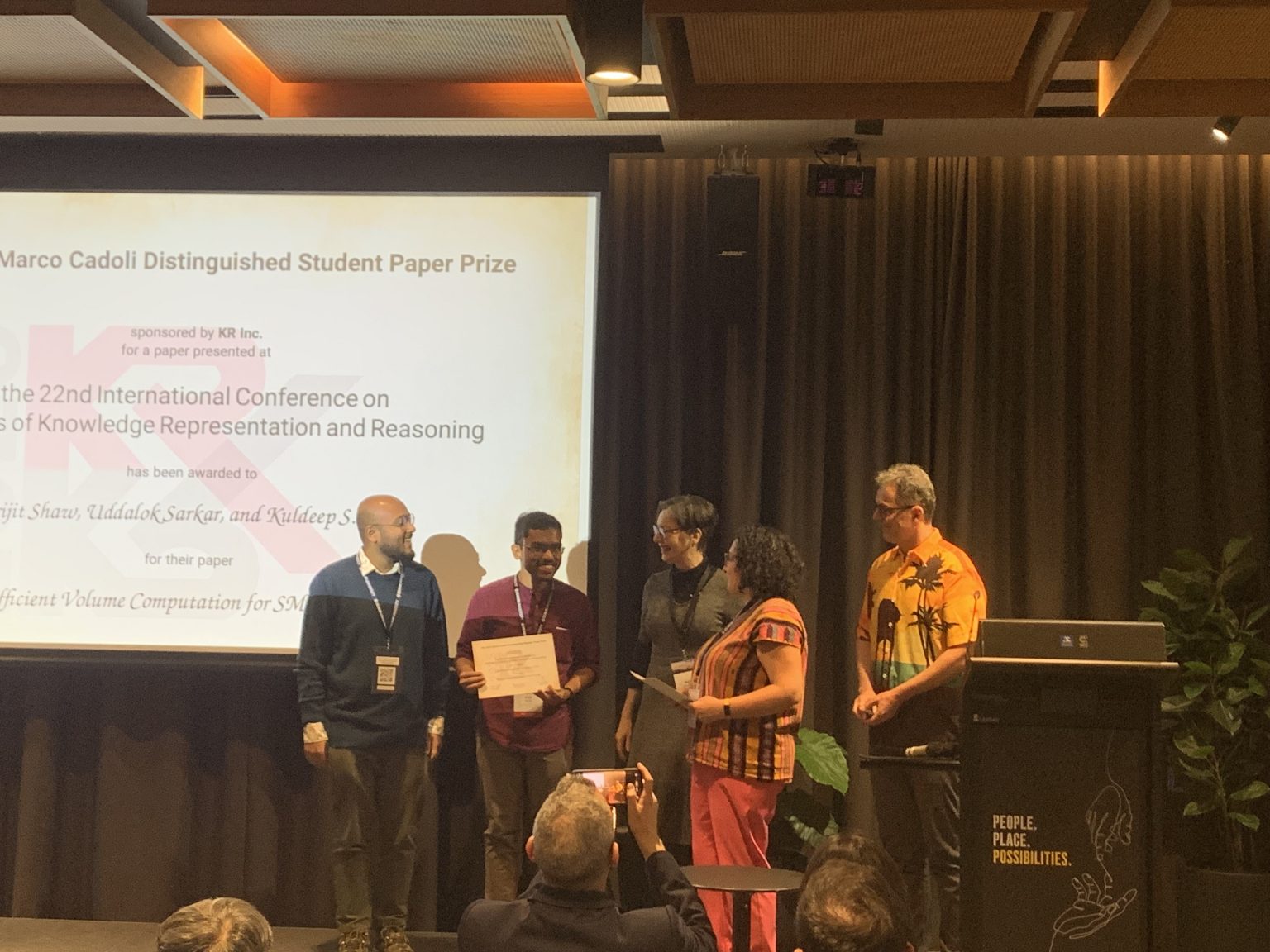 IAI PhD Student Wins Best Student Paper Award at KR-2025 – TCG Crest